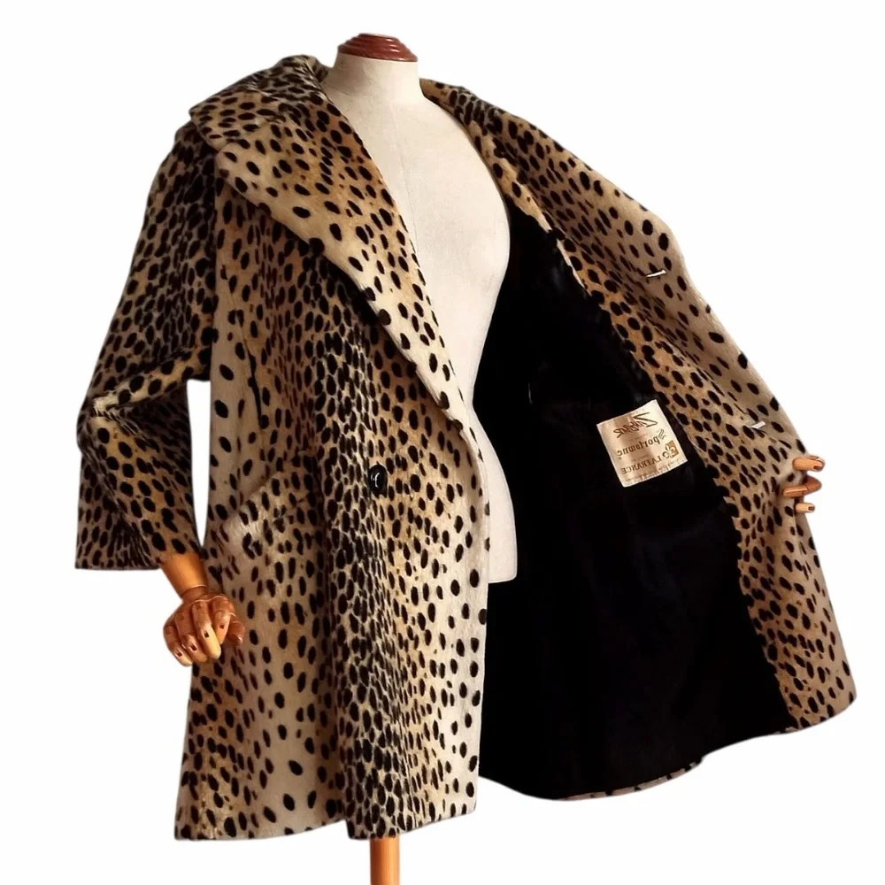 Vintage | Jackets & Coats | 95s Zanzibar La France Stunning Cheetah ...